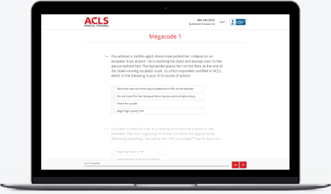ACLS Certification - Official Online ACLS Recertification in 2 Hours